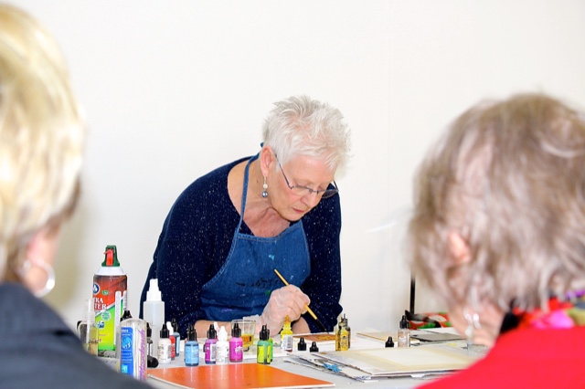 Michele Autry gave our Painted Toe Society and Alcohol InkPresentation ...